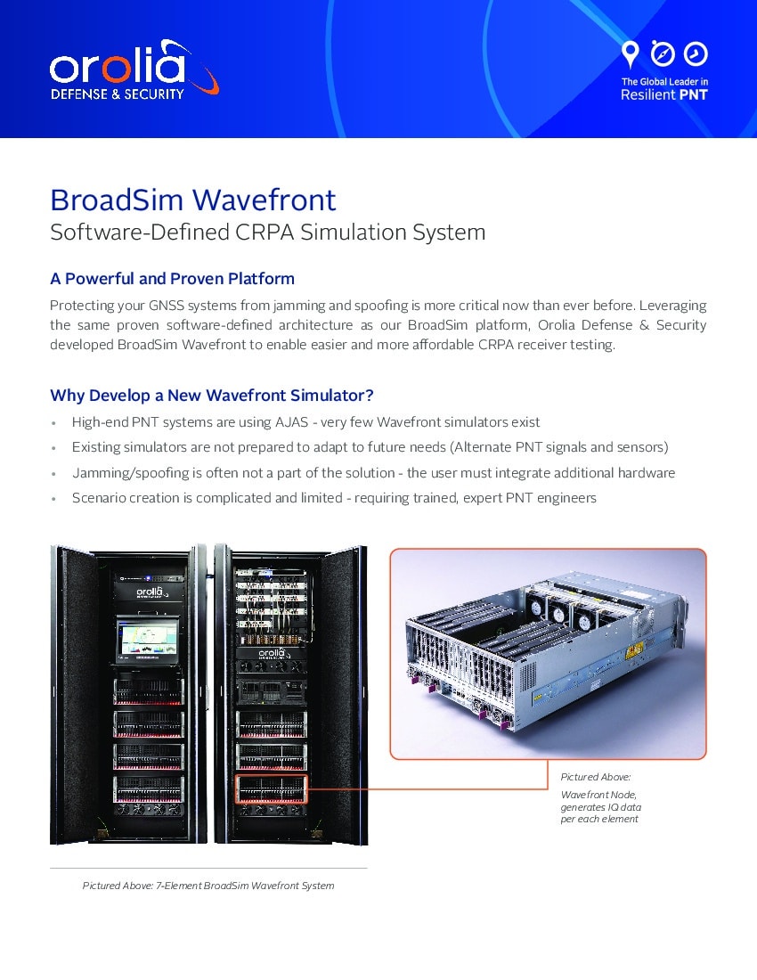 Skydel Wavefront Datasheet Safran Navigation And Timing
