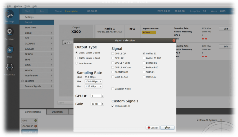 Creating Custom Signals - Safran - Navigation & Timing