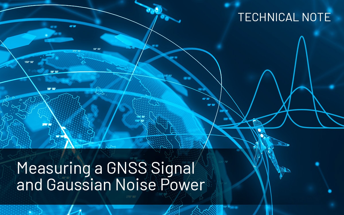 Measuring A Gnss Signal And Gaussian Noise Power Safran Navigation