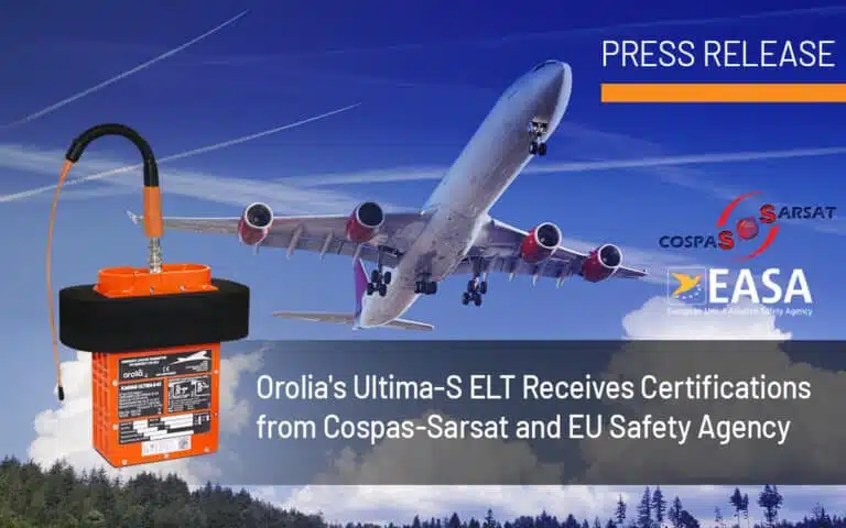 Orolia's Ultima-S ELT Receives Certification from the International ...