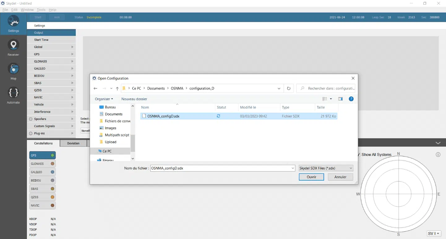 Testing a Receiver's Galileo OSNMA Capability Using Skydel - Safran ...