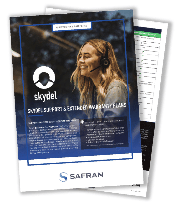 Skydel Support Hub - Safran - Navigation & Timing